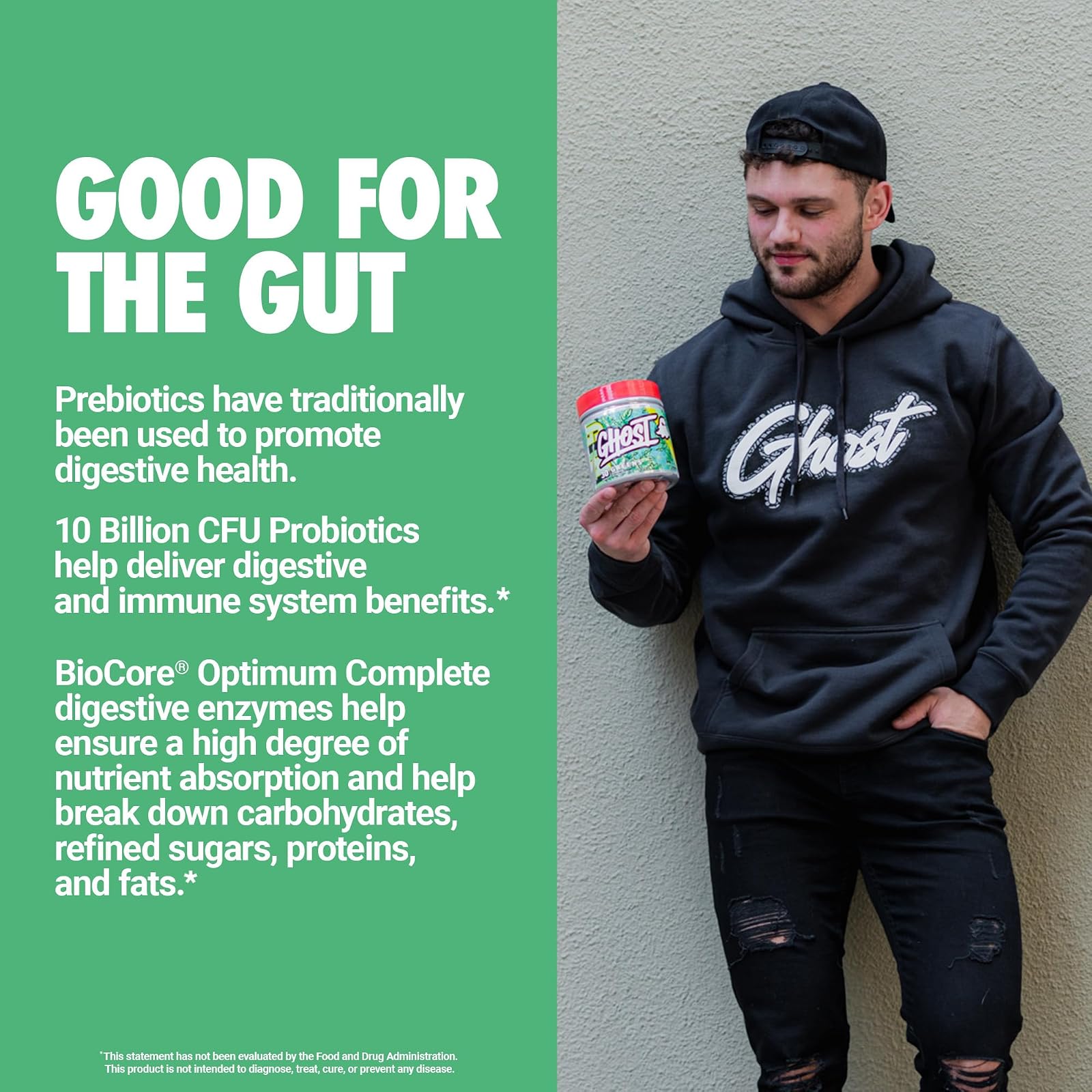 GHOST greens powders for energy boost