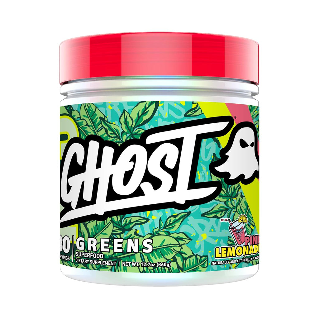 GHOST greens powders for energy boost