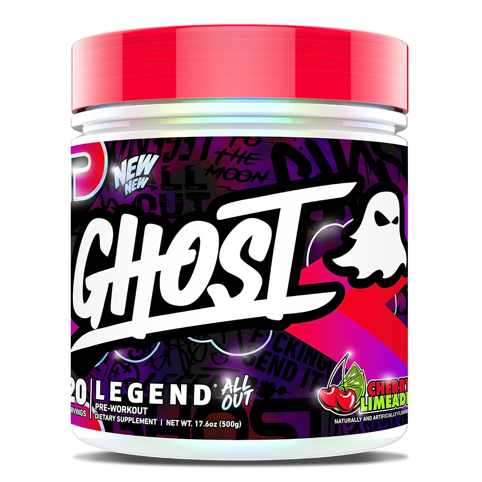 GHOST pre-workout cherry limeade flavor