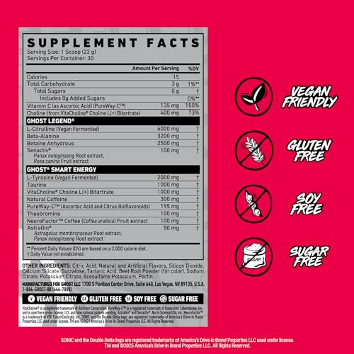 GHOST pre-workout for enhanced performance