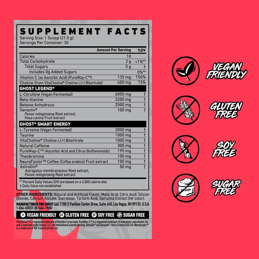 GHOST pre-workout for enhanced performance