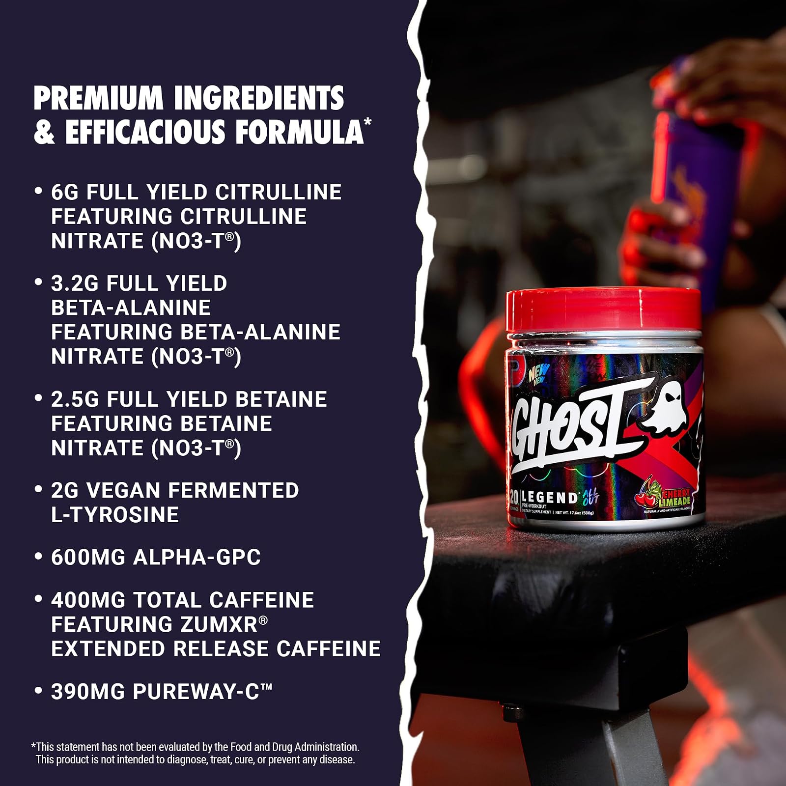 GHOST pre-workout for enhanced performance