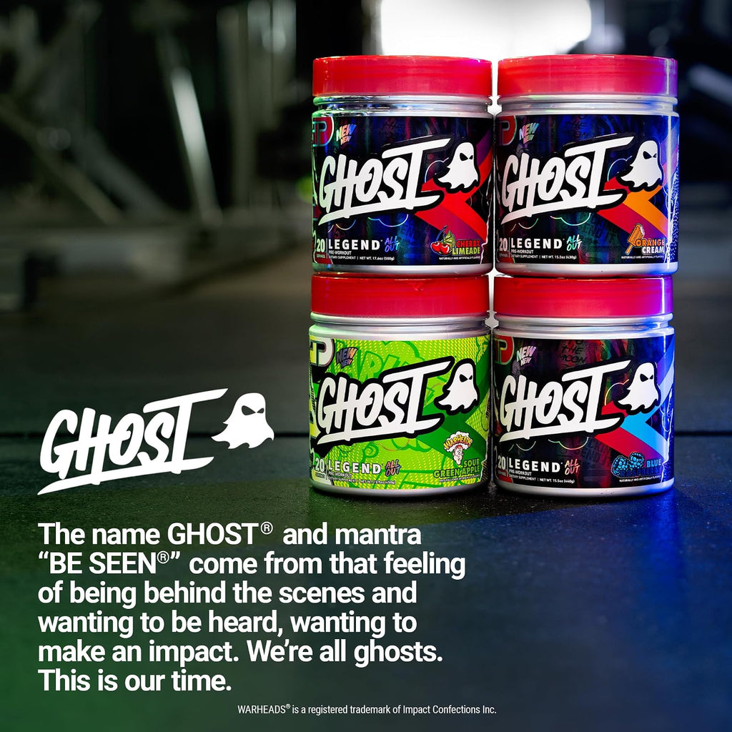 GHOST pre-workout for intense workouts