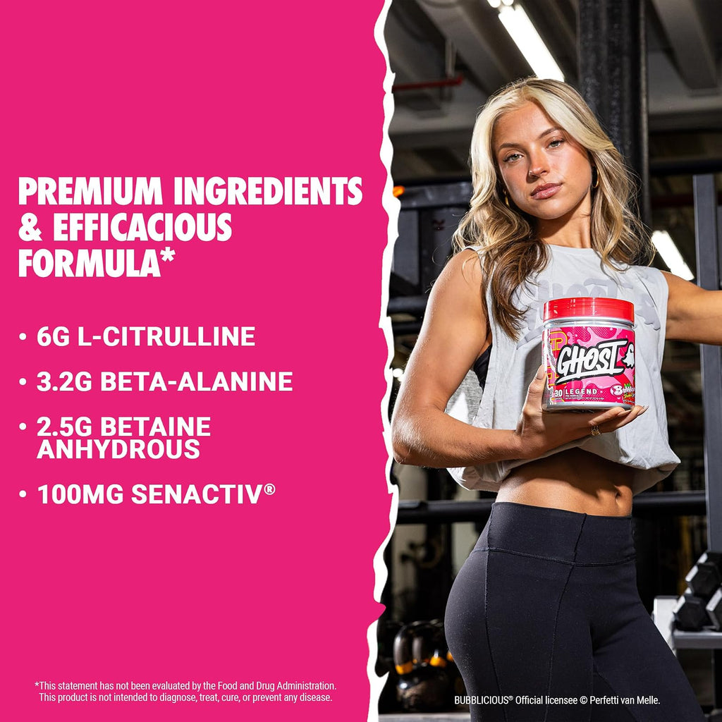 GHOST pre-workout for intense workouts