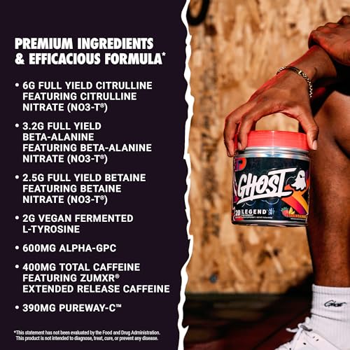 GHOST pre-workout for intense workouts