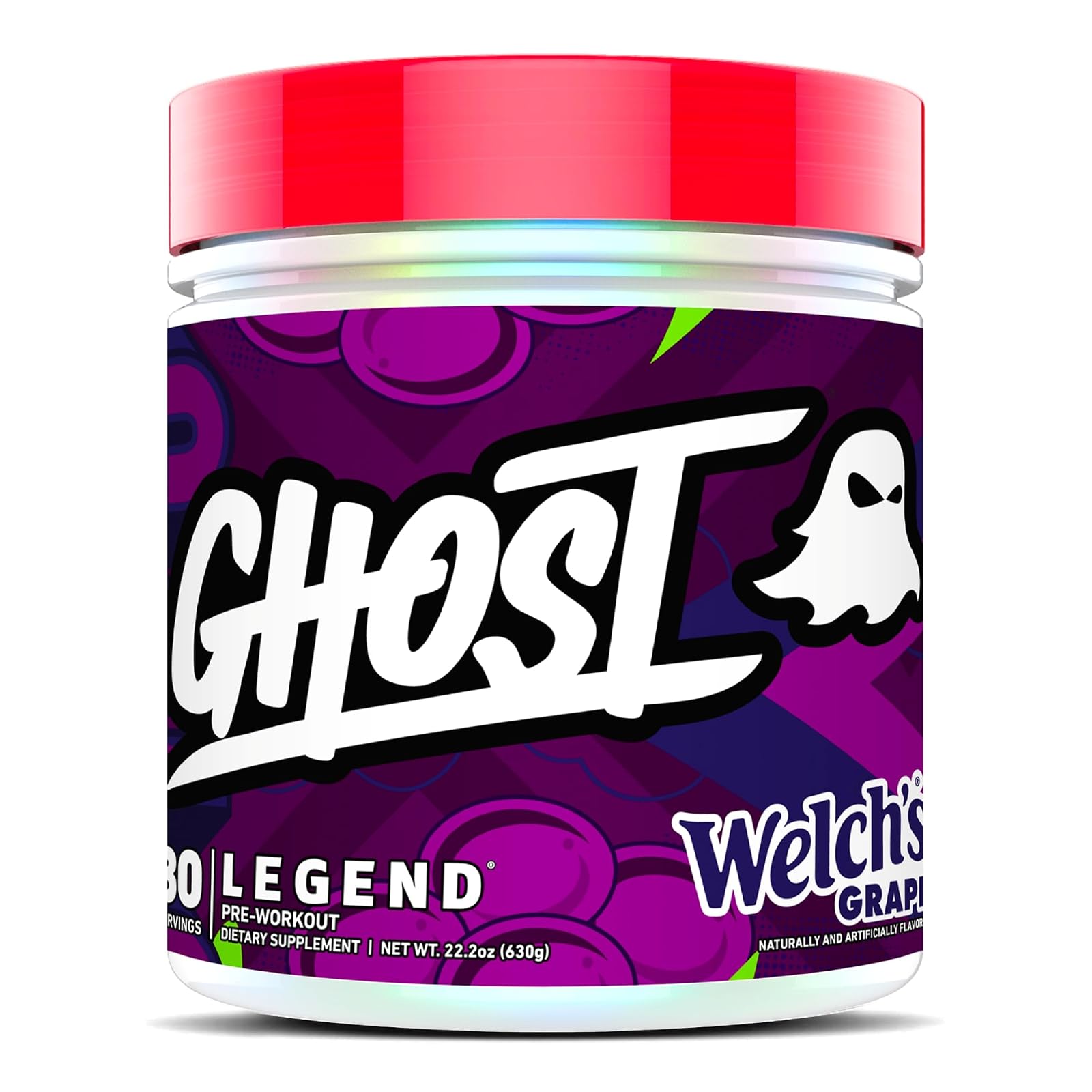 GHOST pre-workout powder for energy