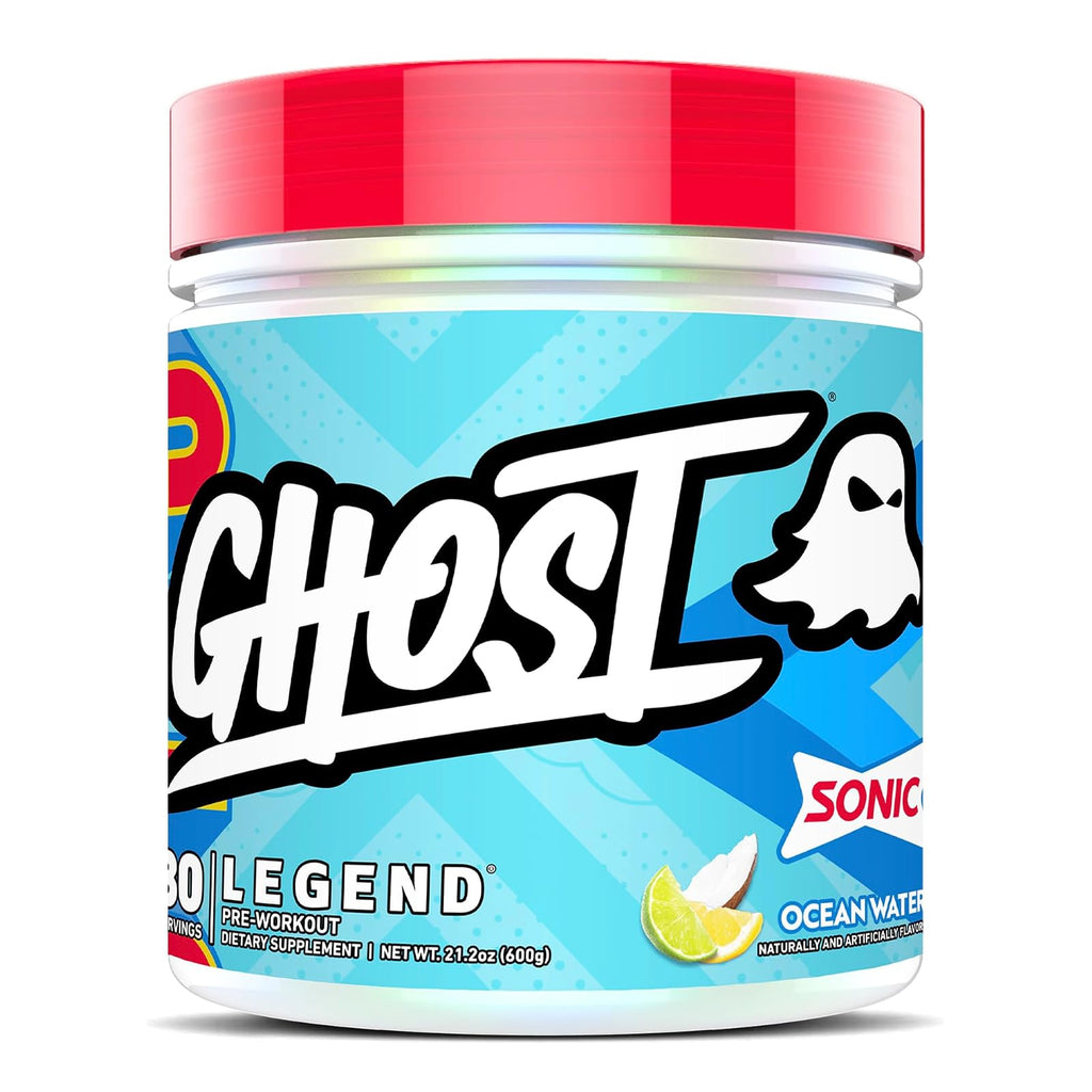GHOST pre-workout powder Sonic Ocean Water