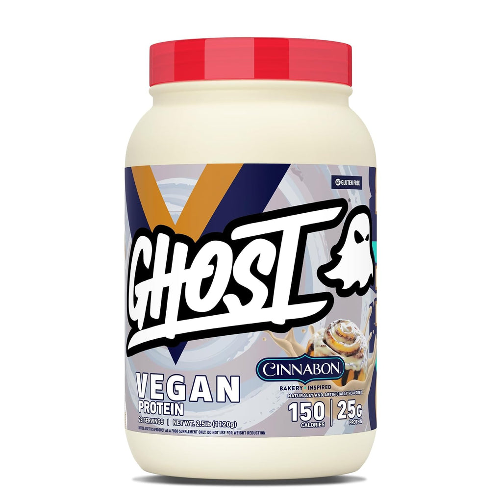 GHOST Vegan Protein Powder Cinnabon flavour