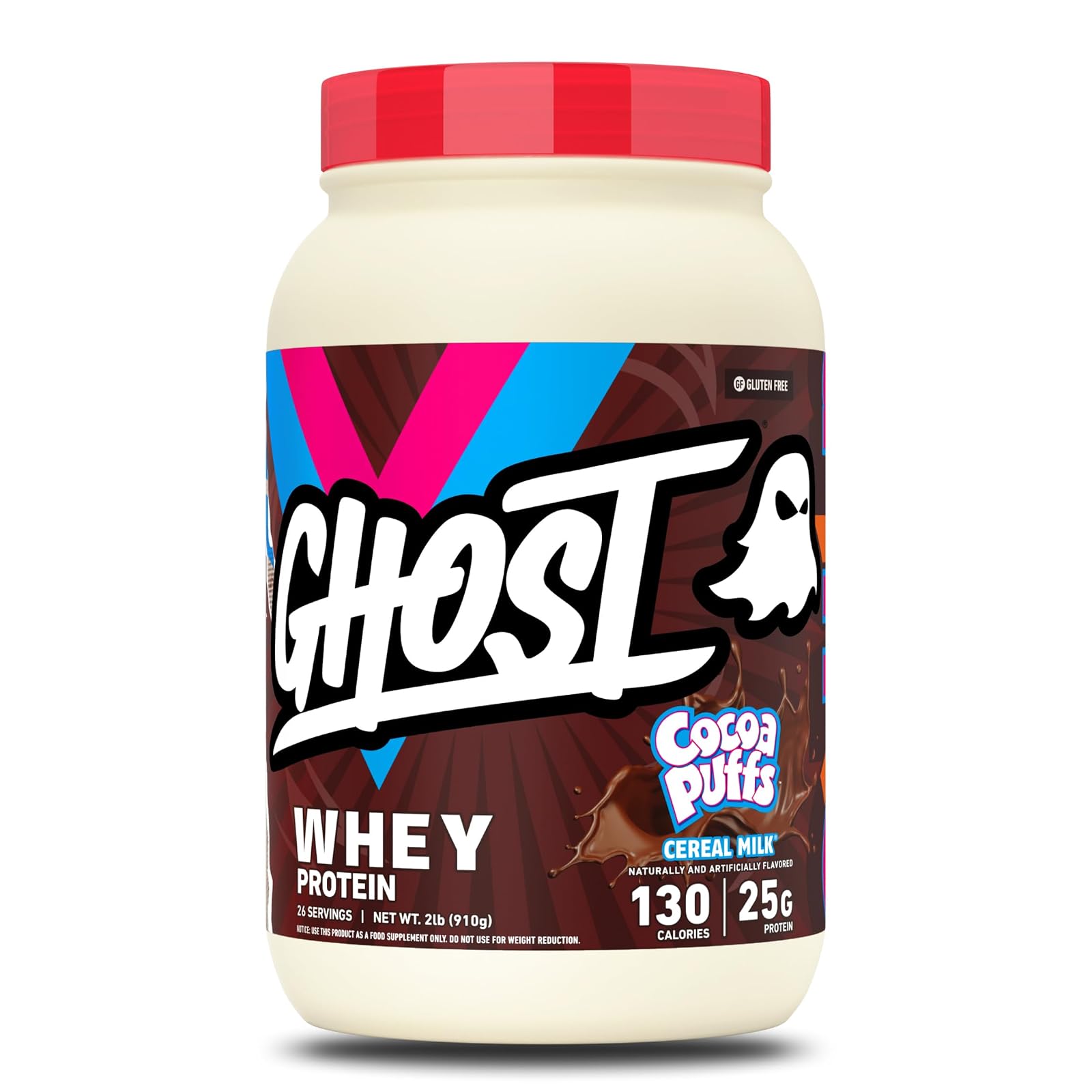 GHOST whey protein chocolate flavour