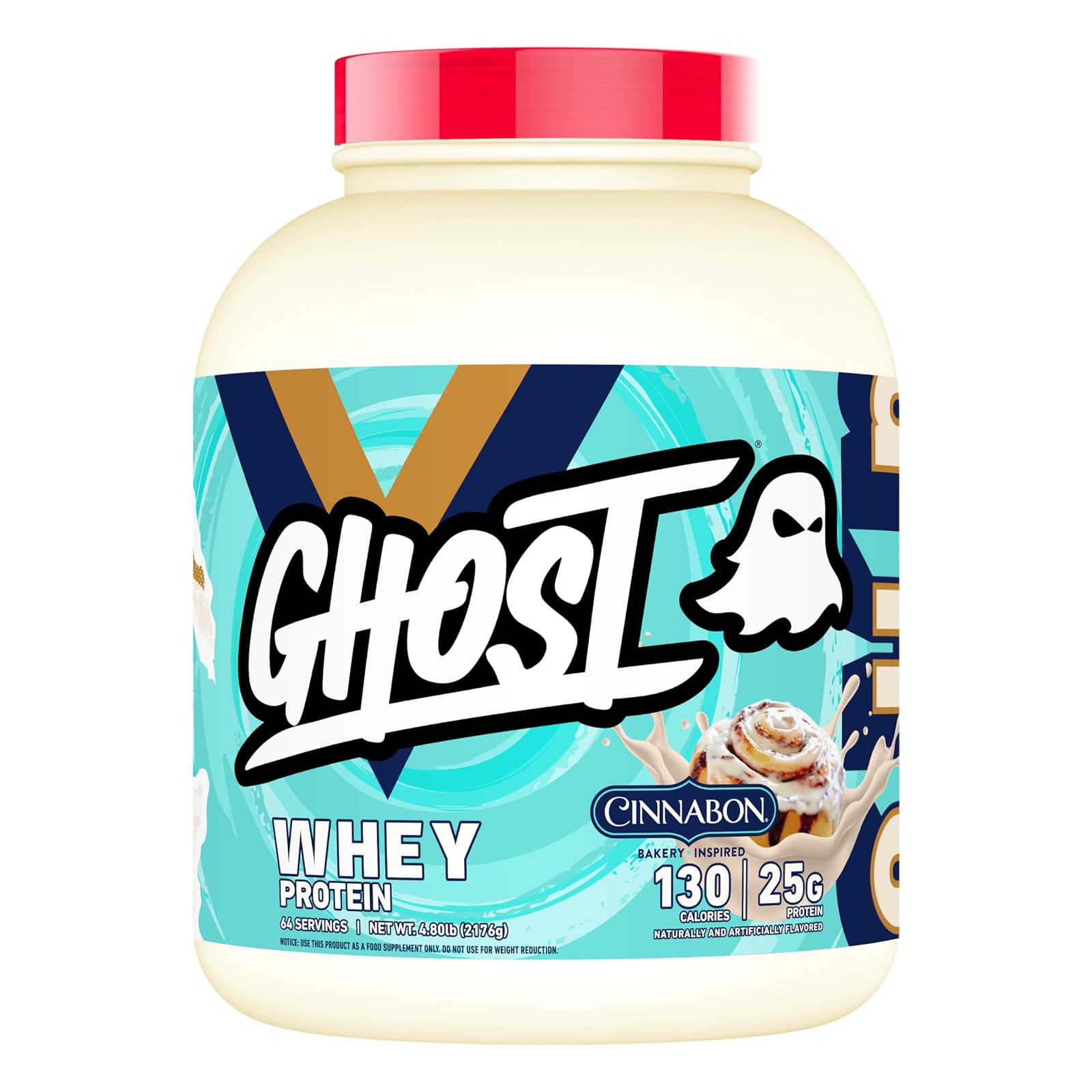 GHOST whey protein Cinnabon flavour