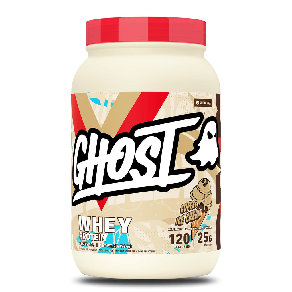 GHOST whey protein coffee flavour