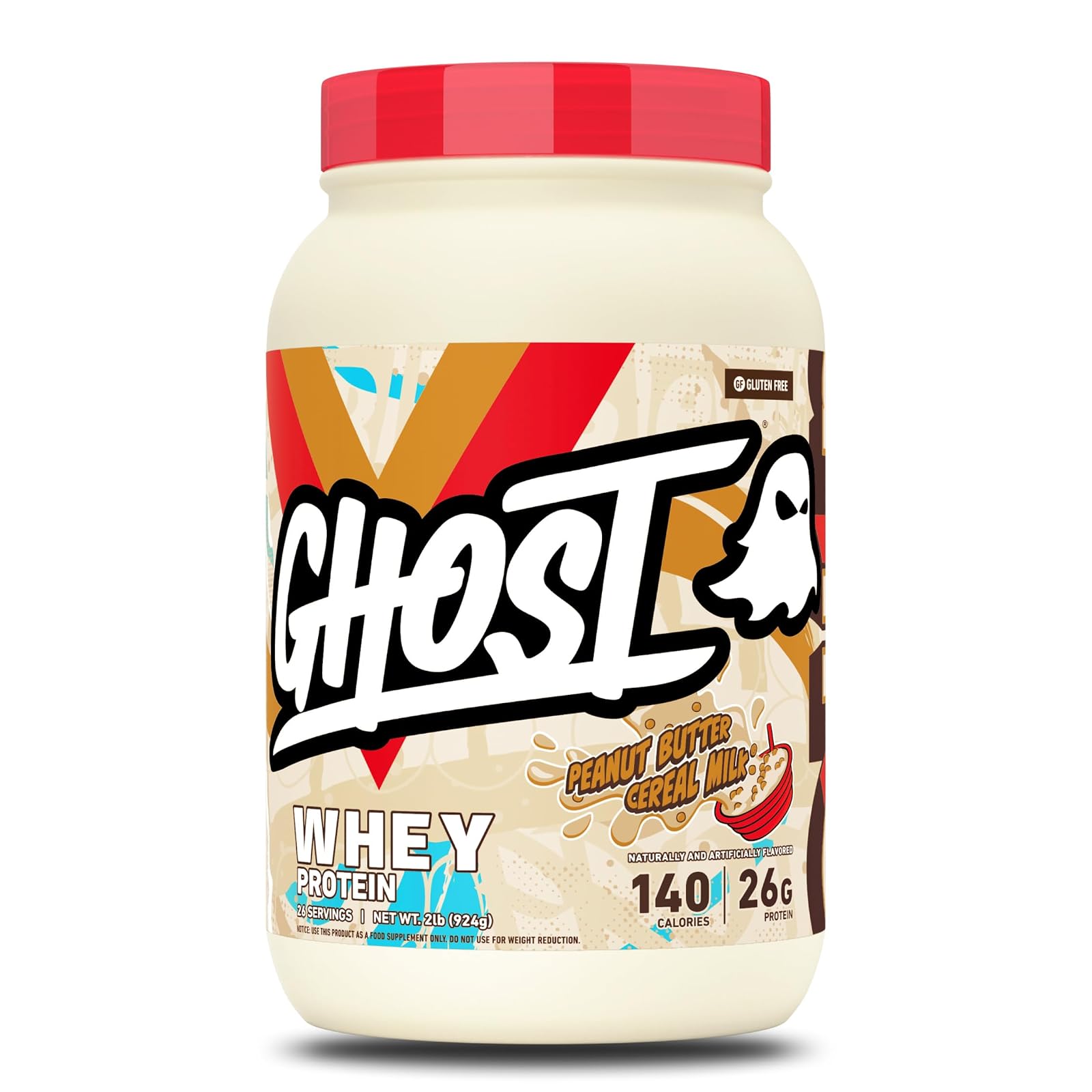GHOST whey protein peanut butter flavour