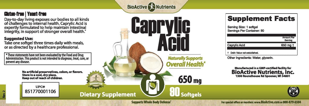 GI balance with caprylic acid