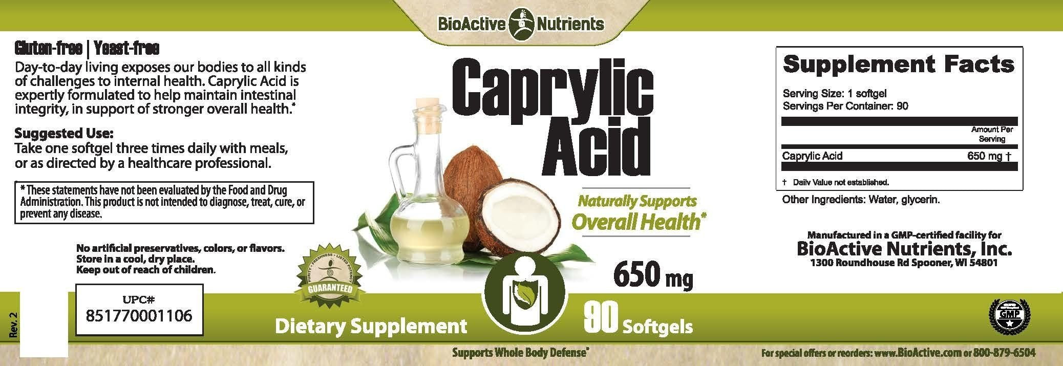 GI balance with caprylic acid
