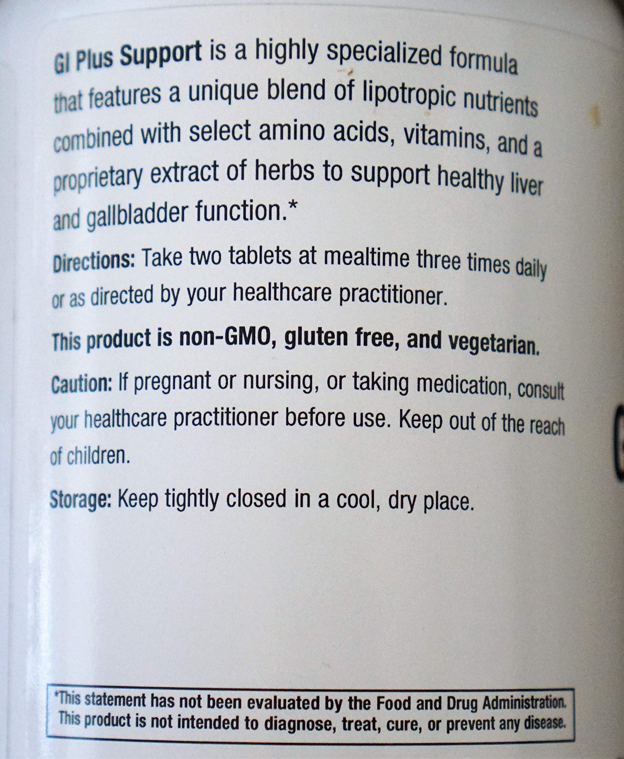 GI Plus Support milk thistle tablets