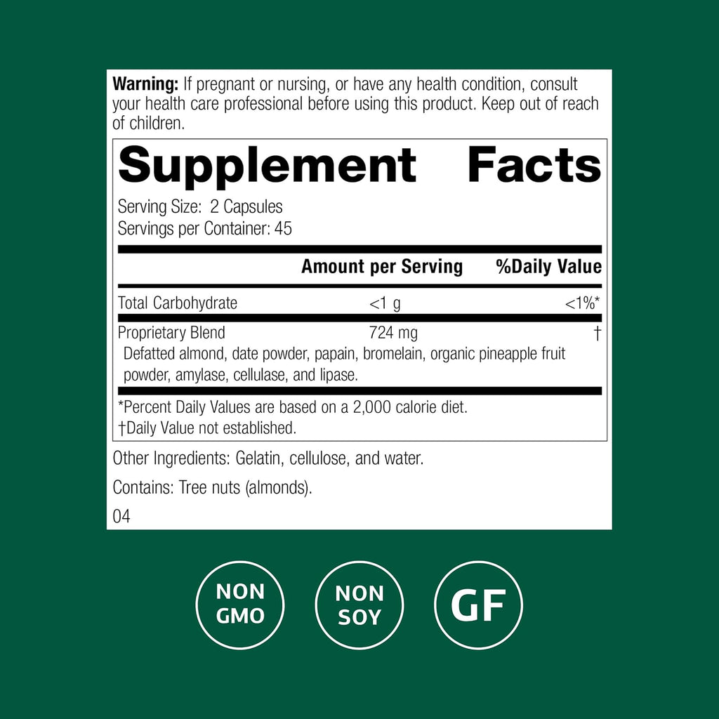 GI support with digestive enzymes