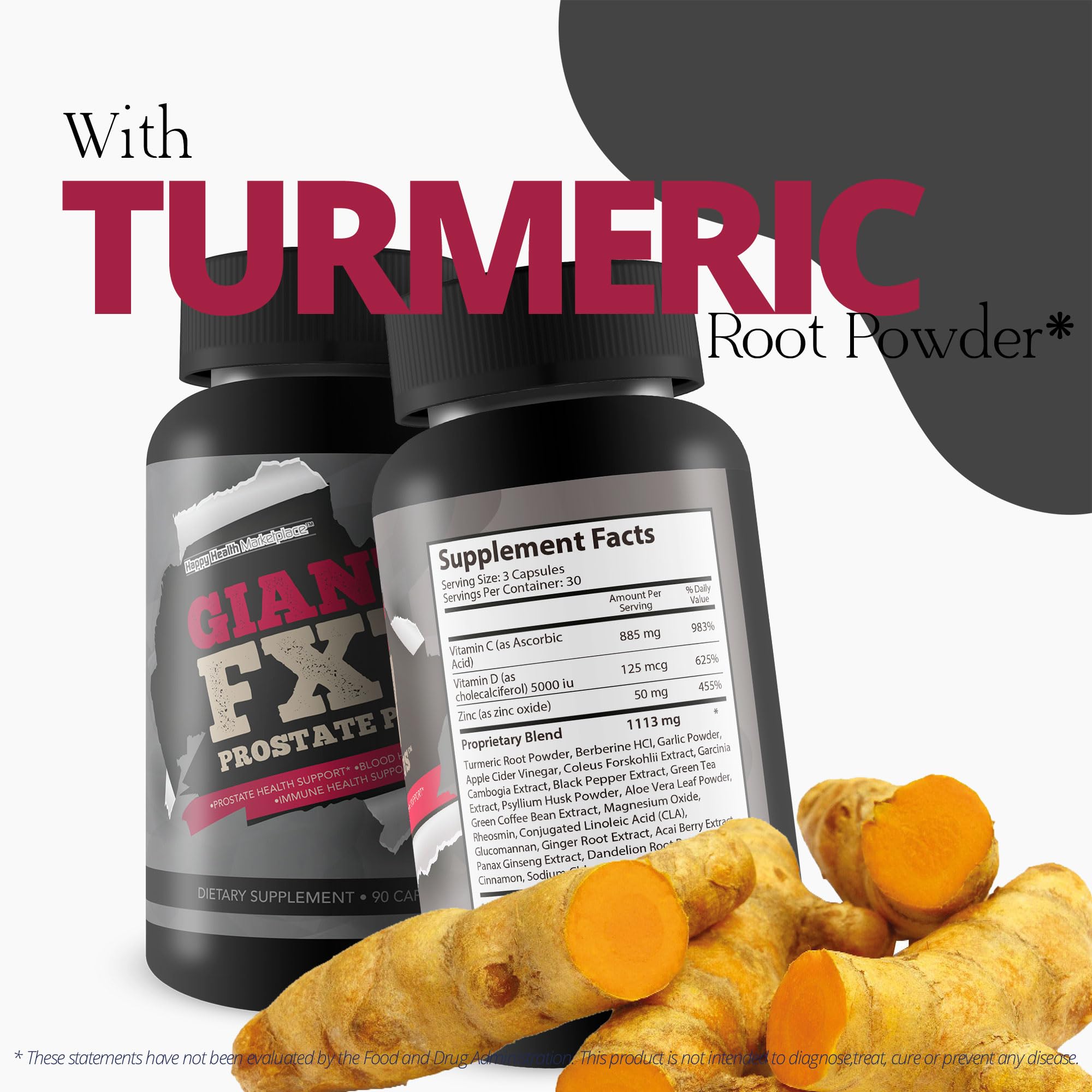 Giant prostate supplements with saw palmetto