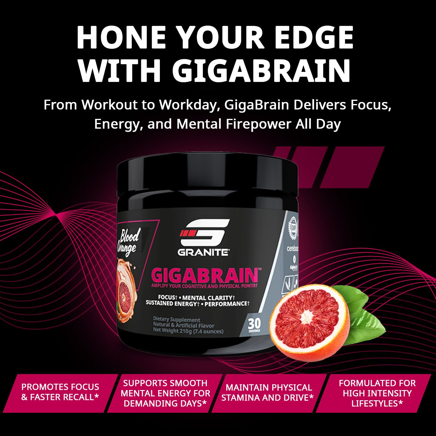 GigaBrain pre-workout for intense workouts