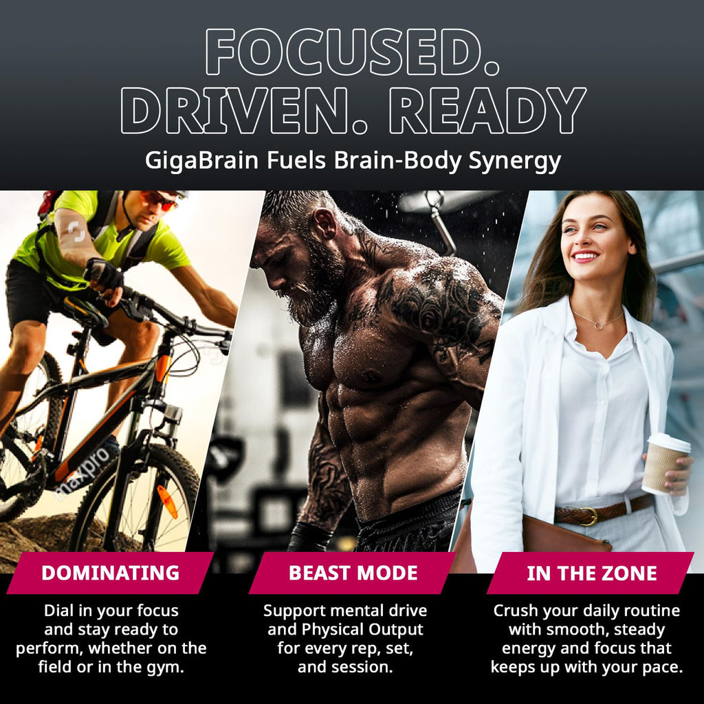 GigaBrain pre-workout for ultimate energy
