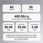 Gin Hongsam herbal wellness capsules