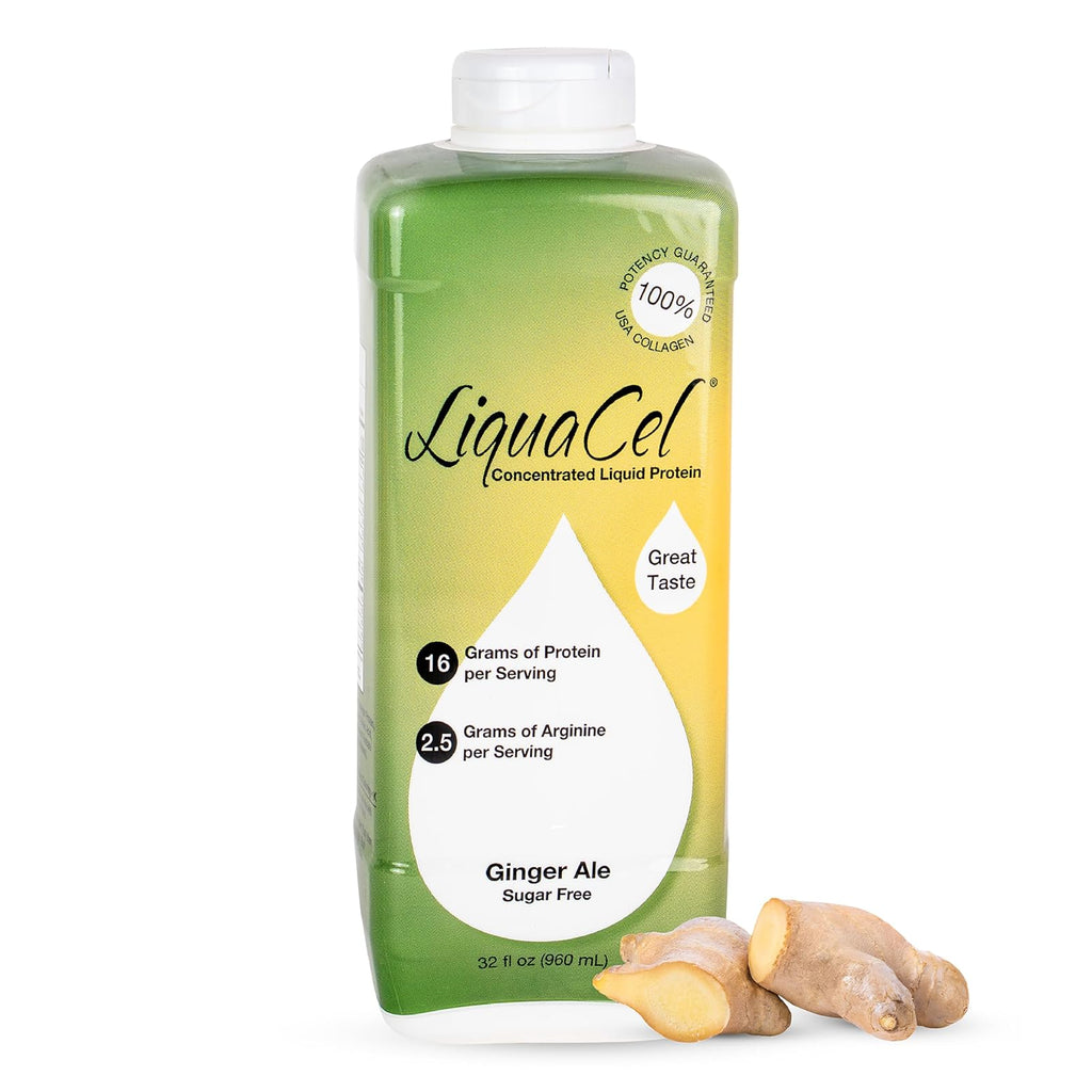 Ginger ale liquid protein supplement