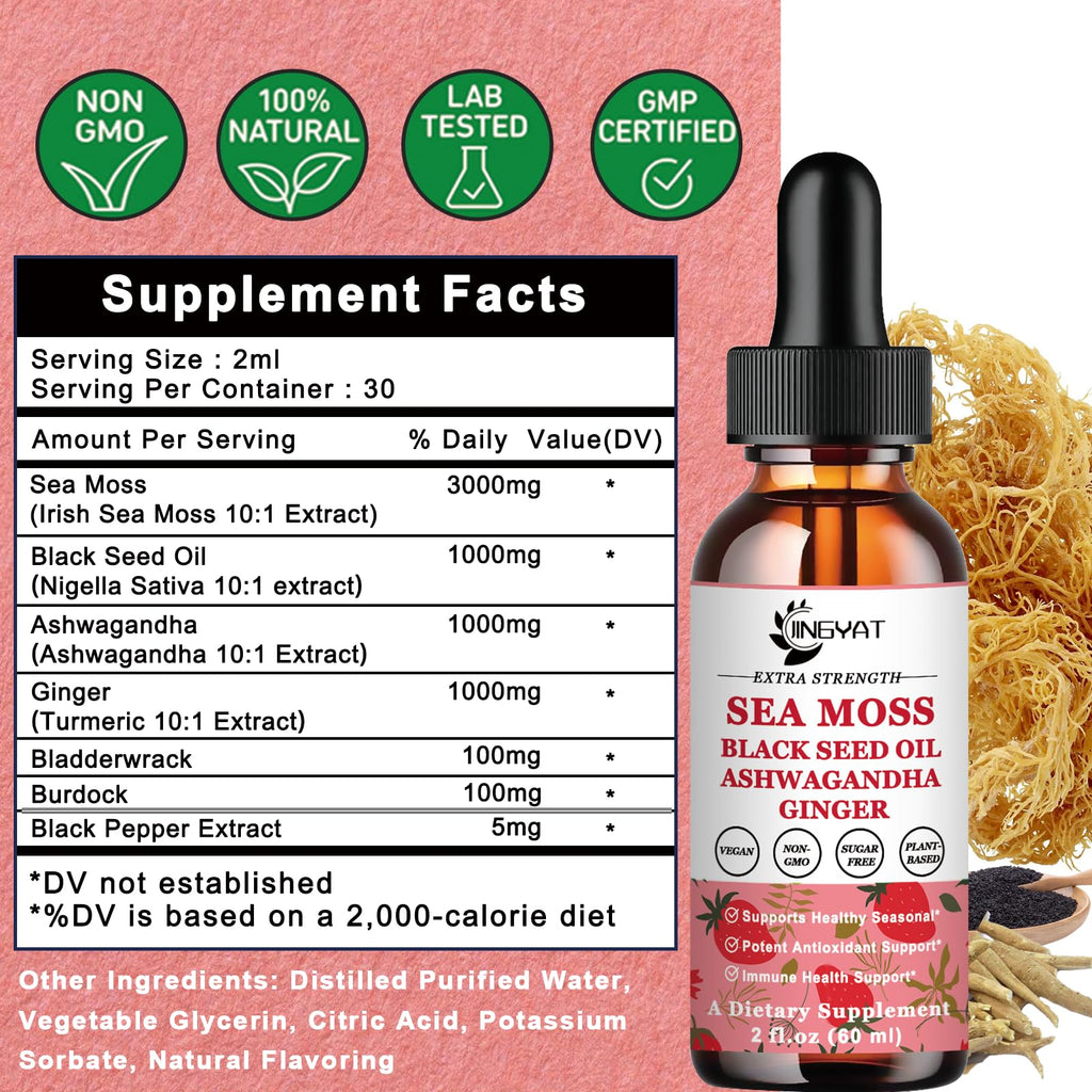 Ginger and black seed oil blend