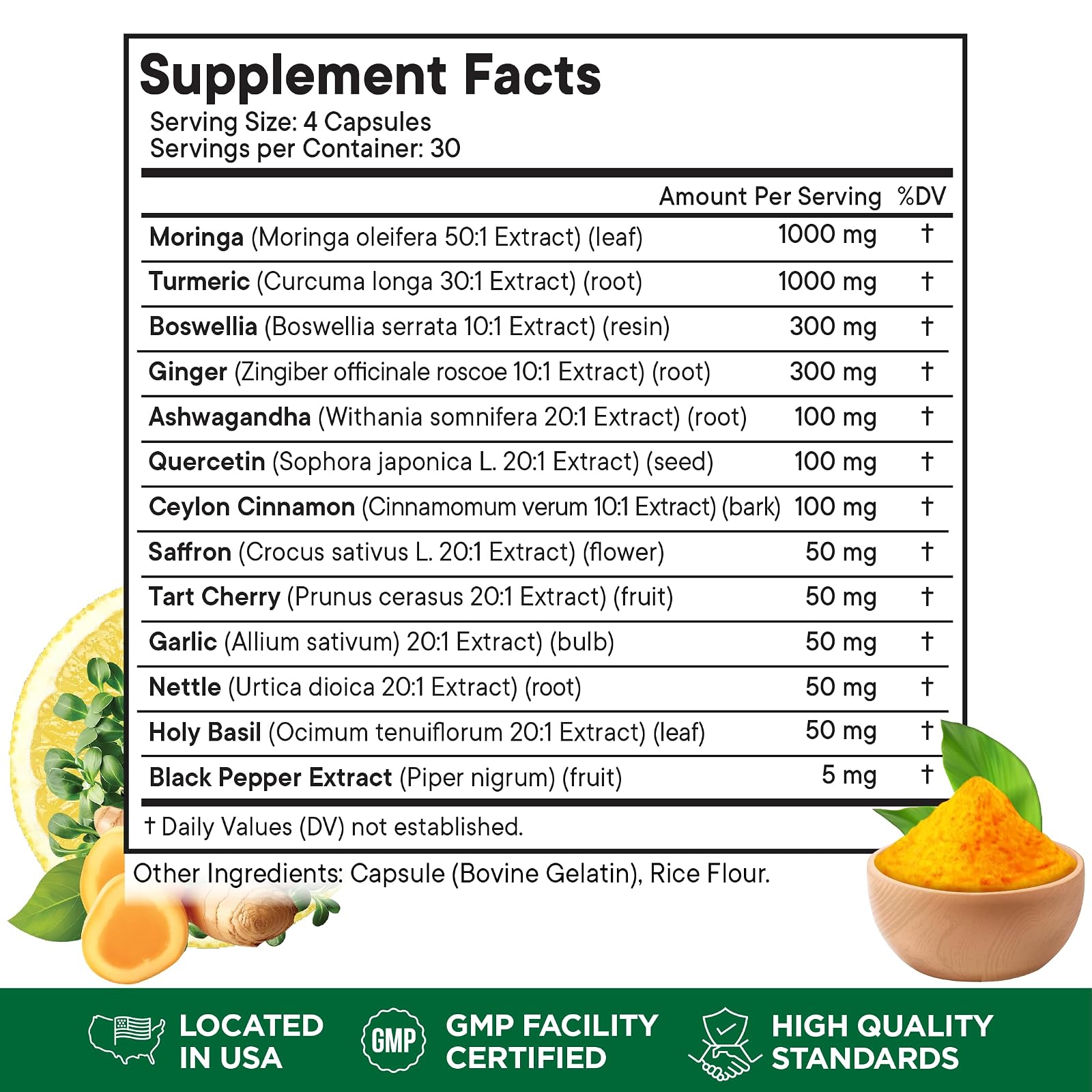 Ginger and boswellia health support