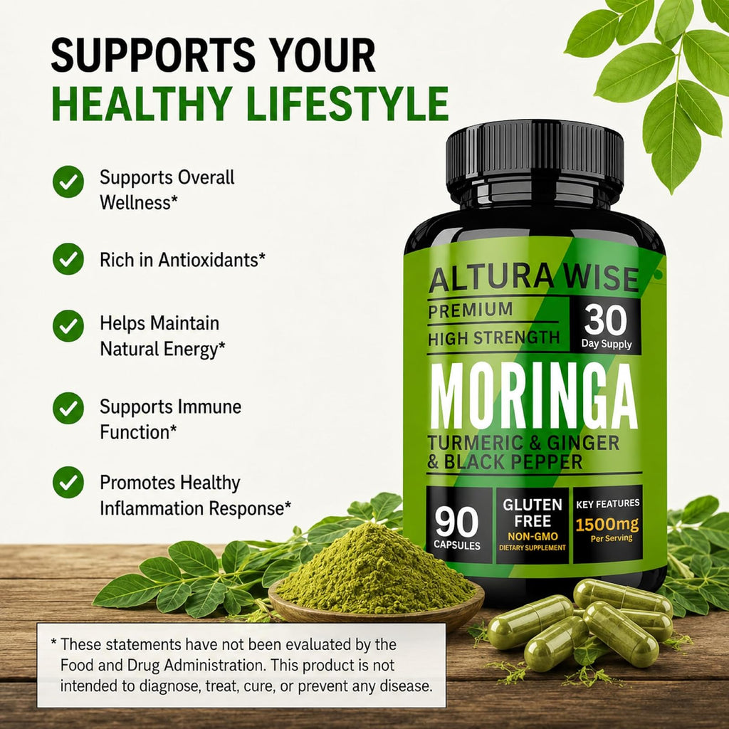 Ginger and Moringa for immune support