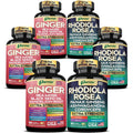 Ginger and Rhodiola Rosea multivitamins
