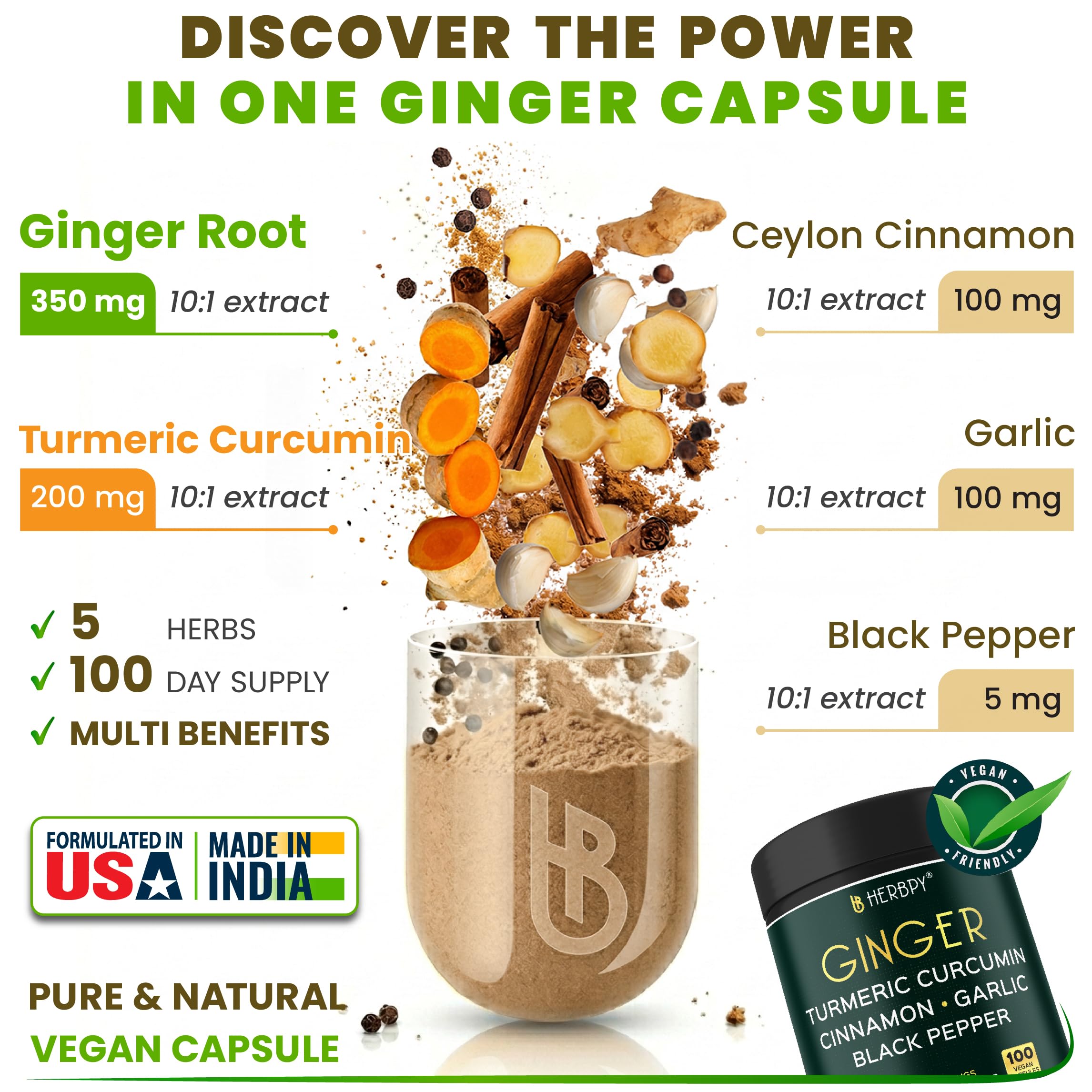 Ginger and turmeric for brain support