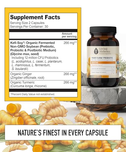 Ginger and turmeric gut balance formula