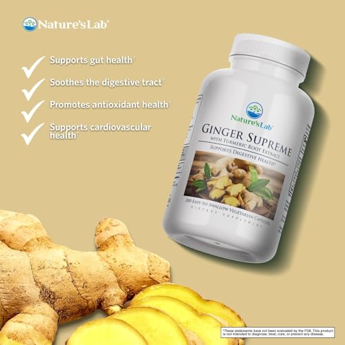 Ginger capsules for digestive support