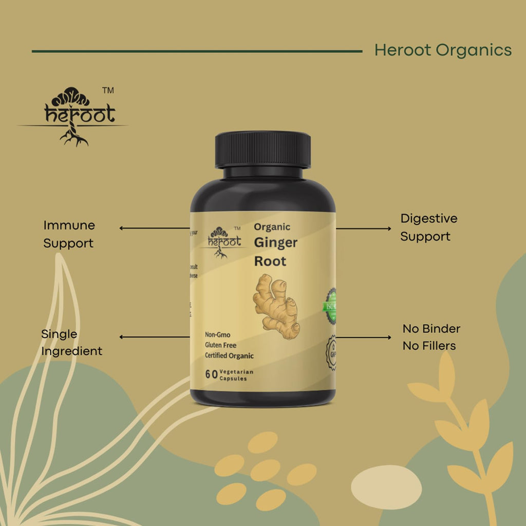 Ginger capsules for energy boost