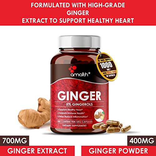 Ginger capsules for everyday vitality