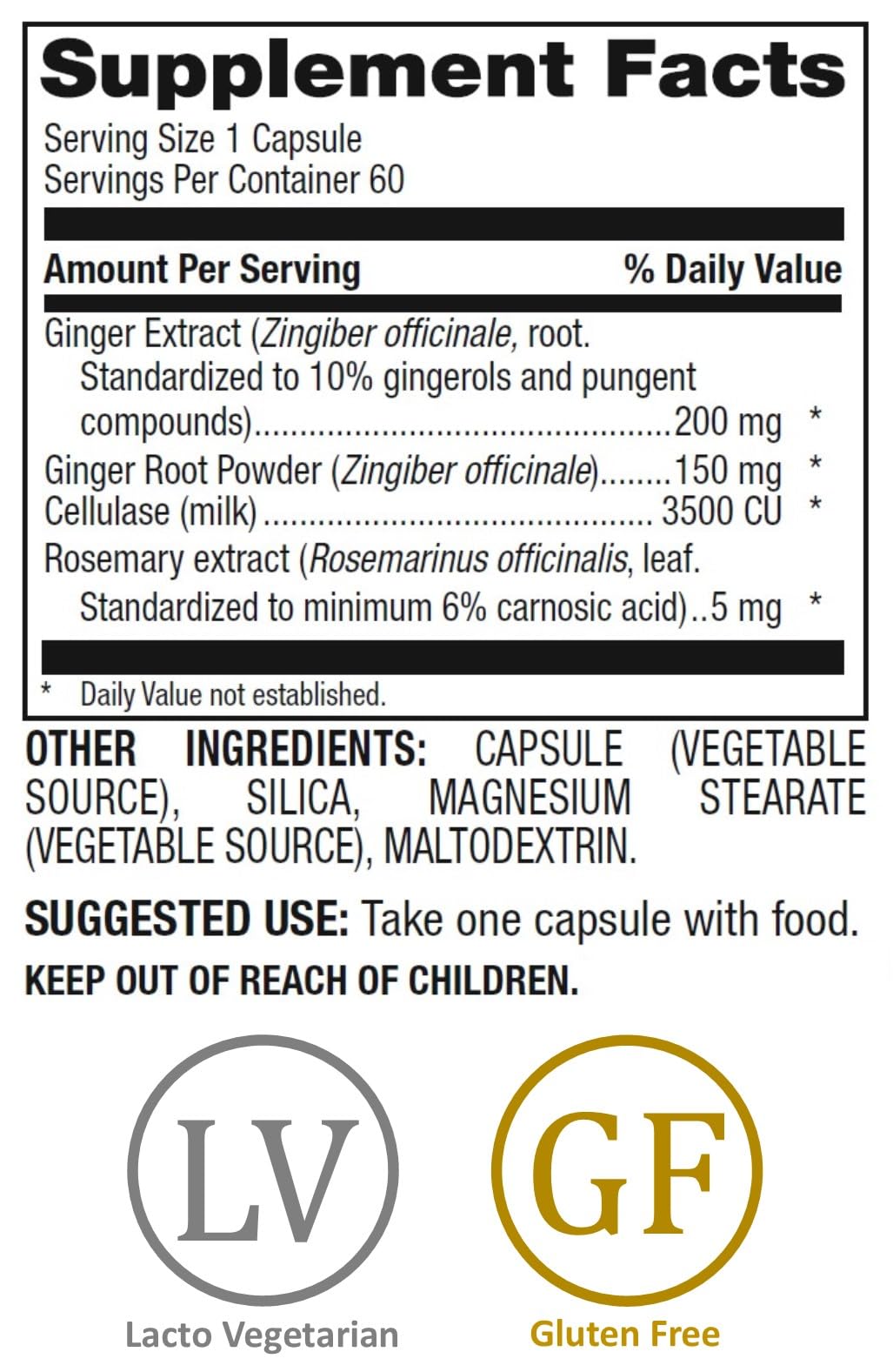 ginger capsules for joint support