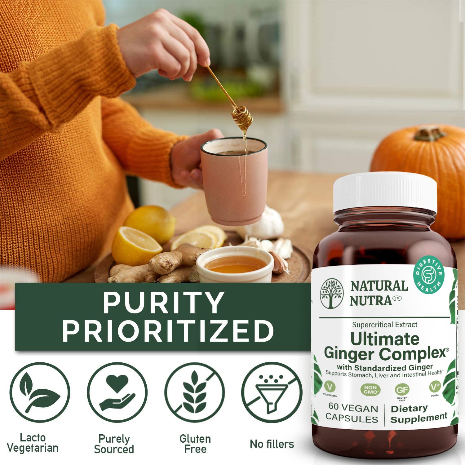 ginger capsules for overall well-being