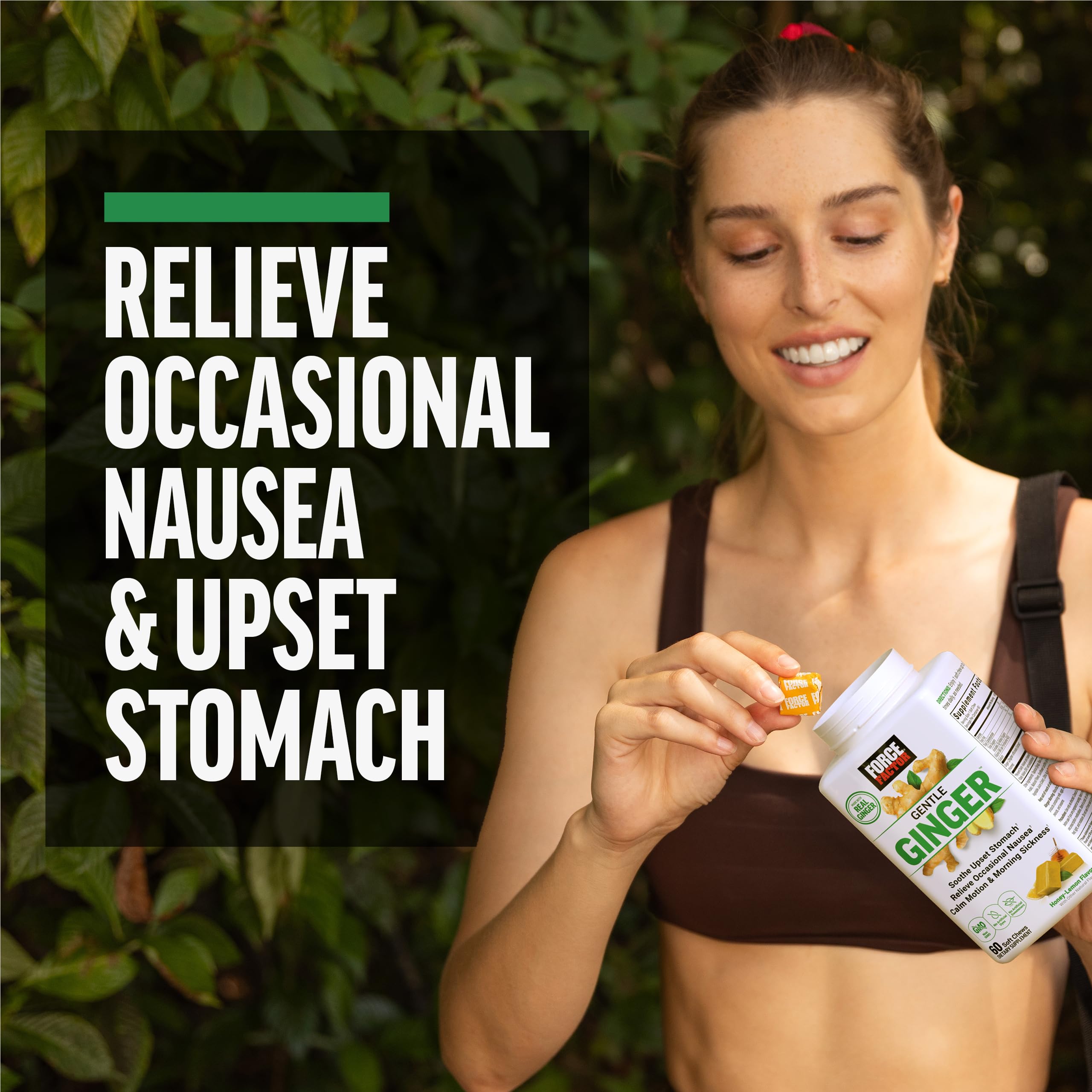 ginger chews for upset stomach relief