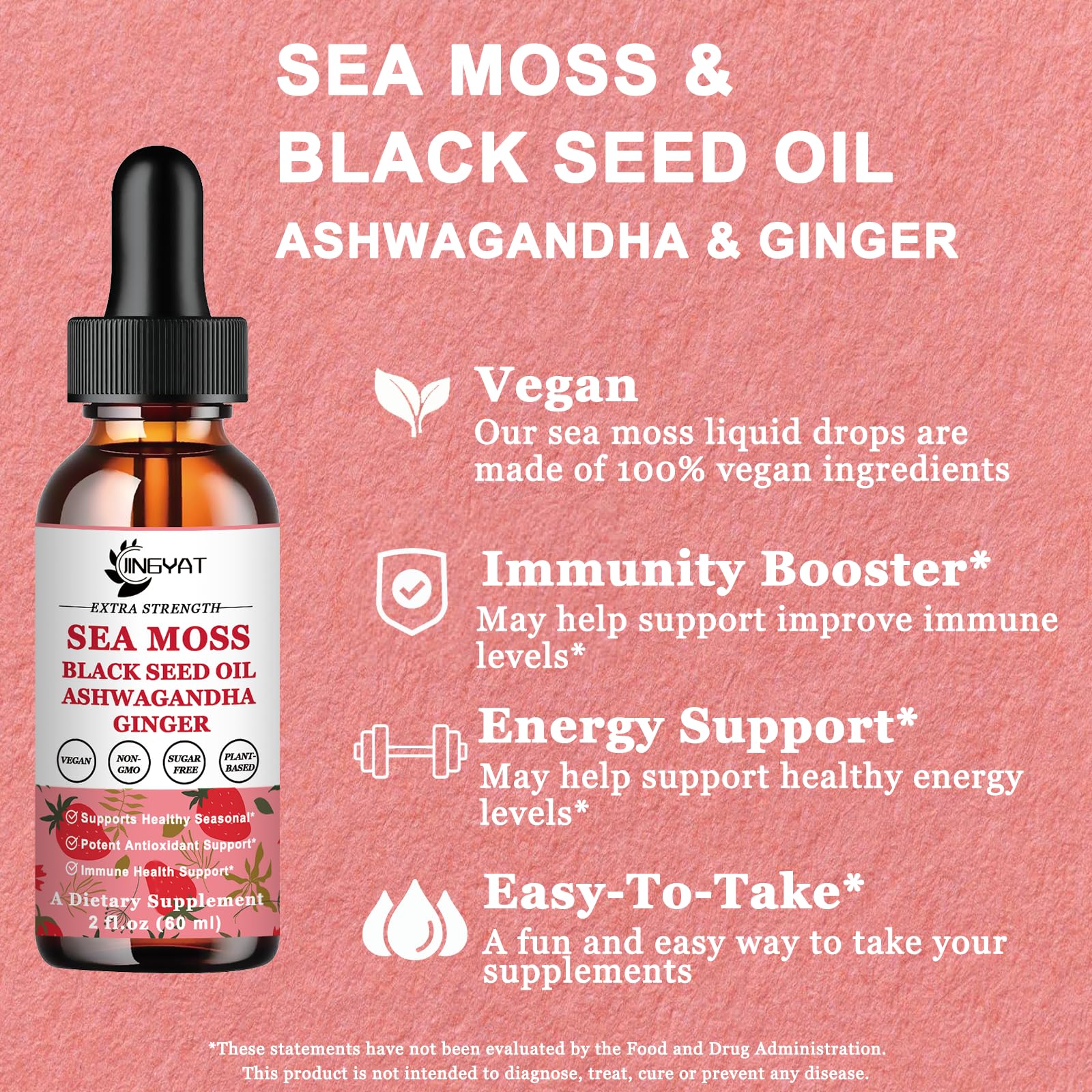 Ginger drops for hair vitality