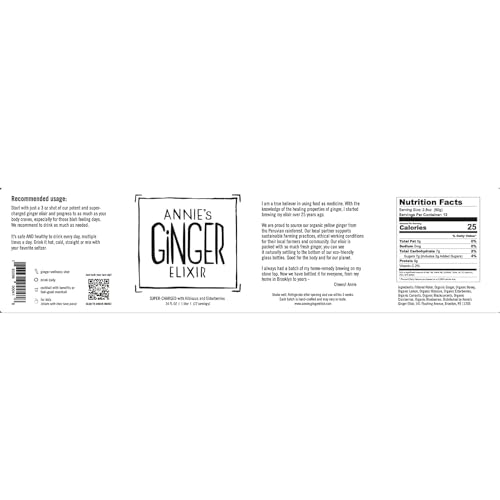 Ginger elixir for holistic health