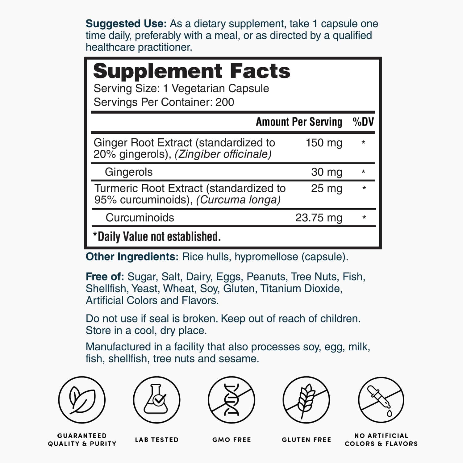 Ginger extract for energy boost
