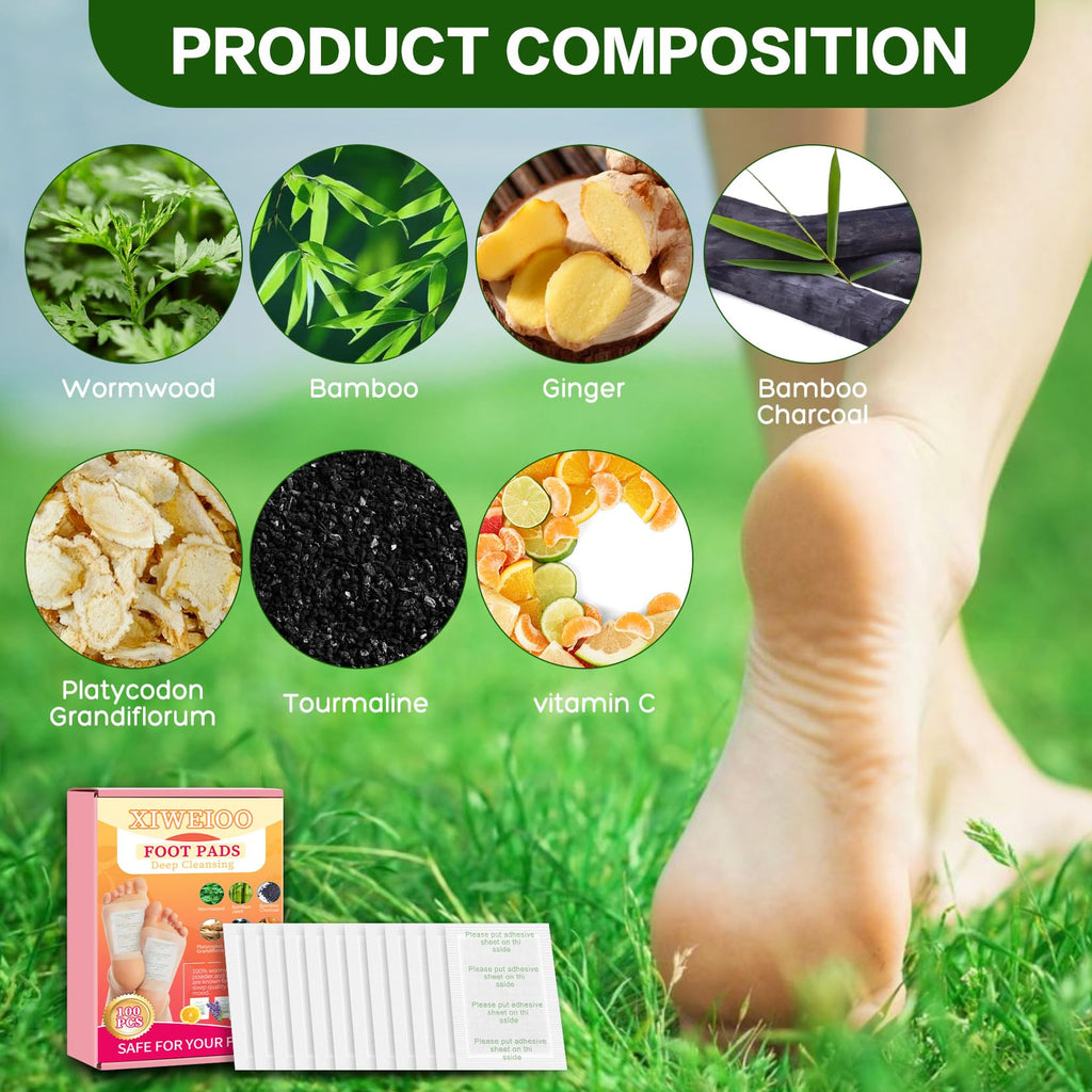 Ginger foot patches for relaxation