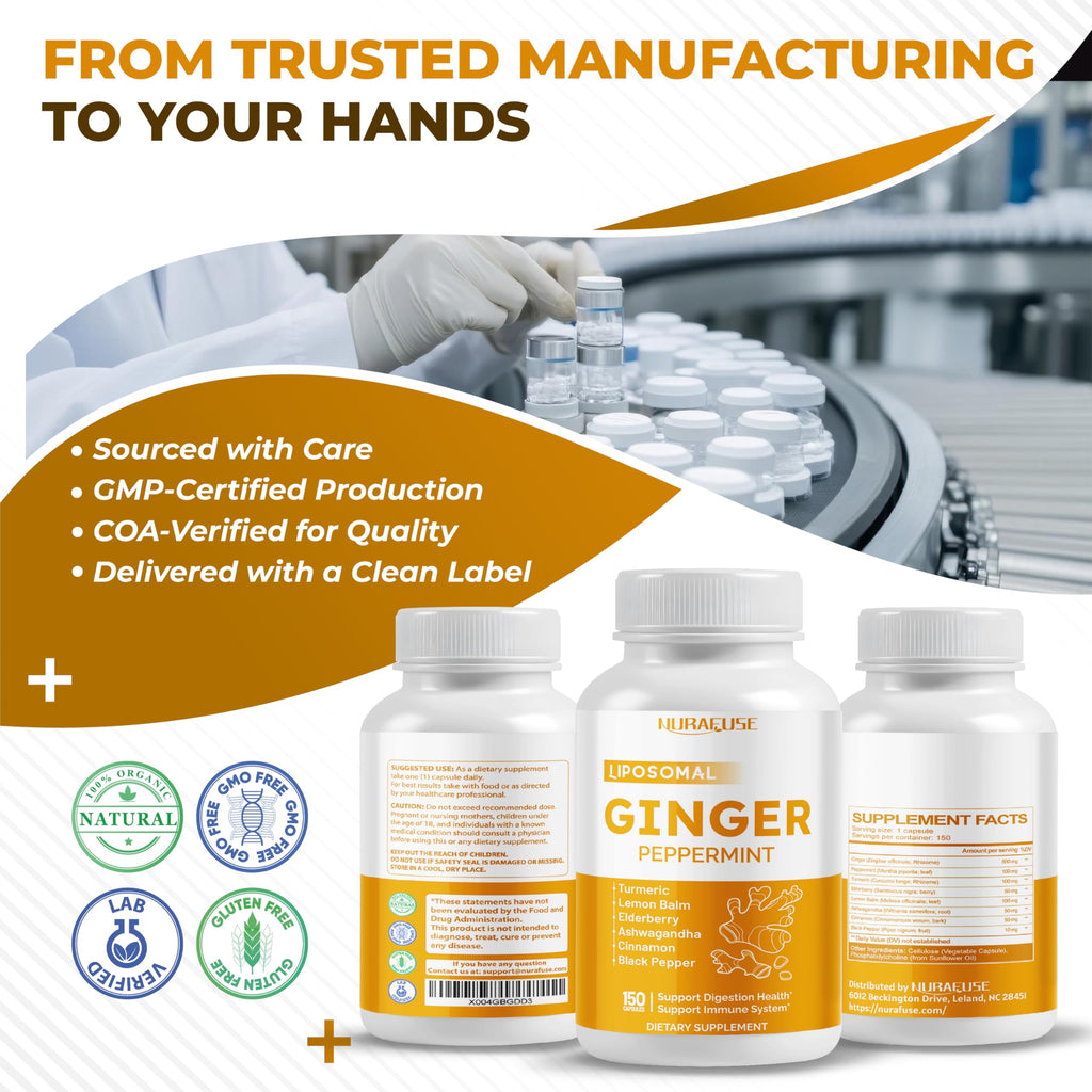 Ginger for overall health support