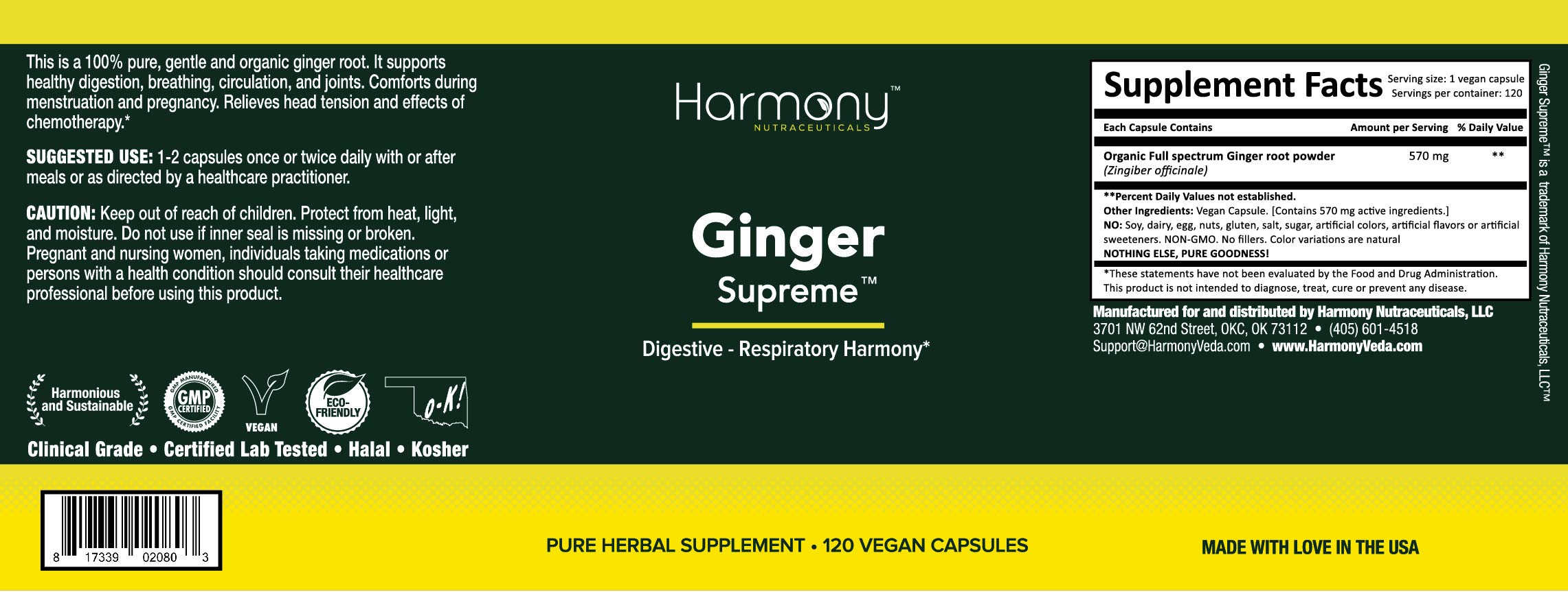 ginger formula for improved circulation
