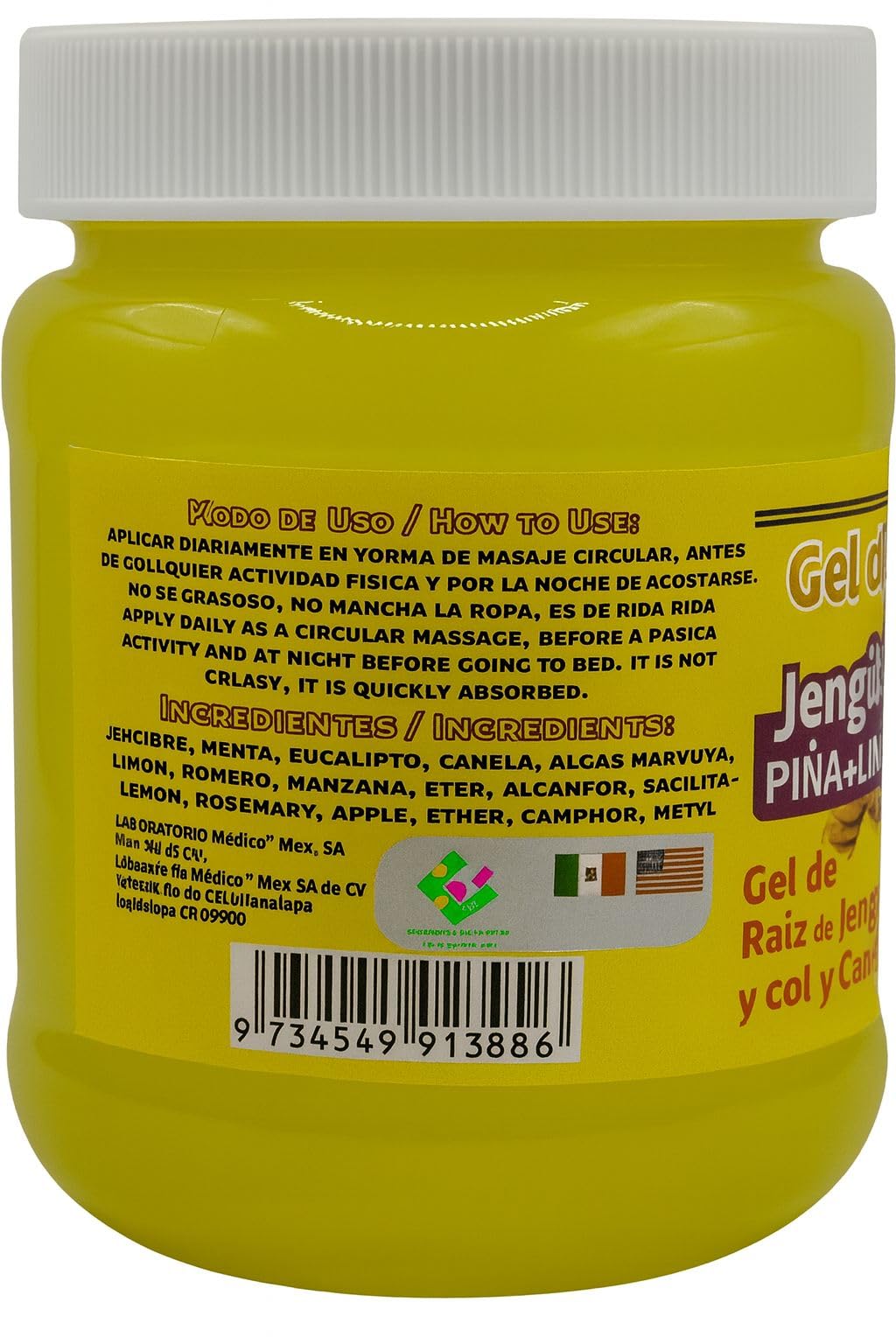 Ginger gel for natural stomach comfort