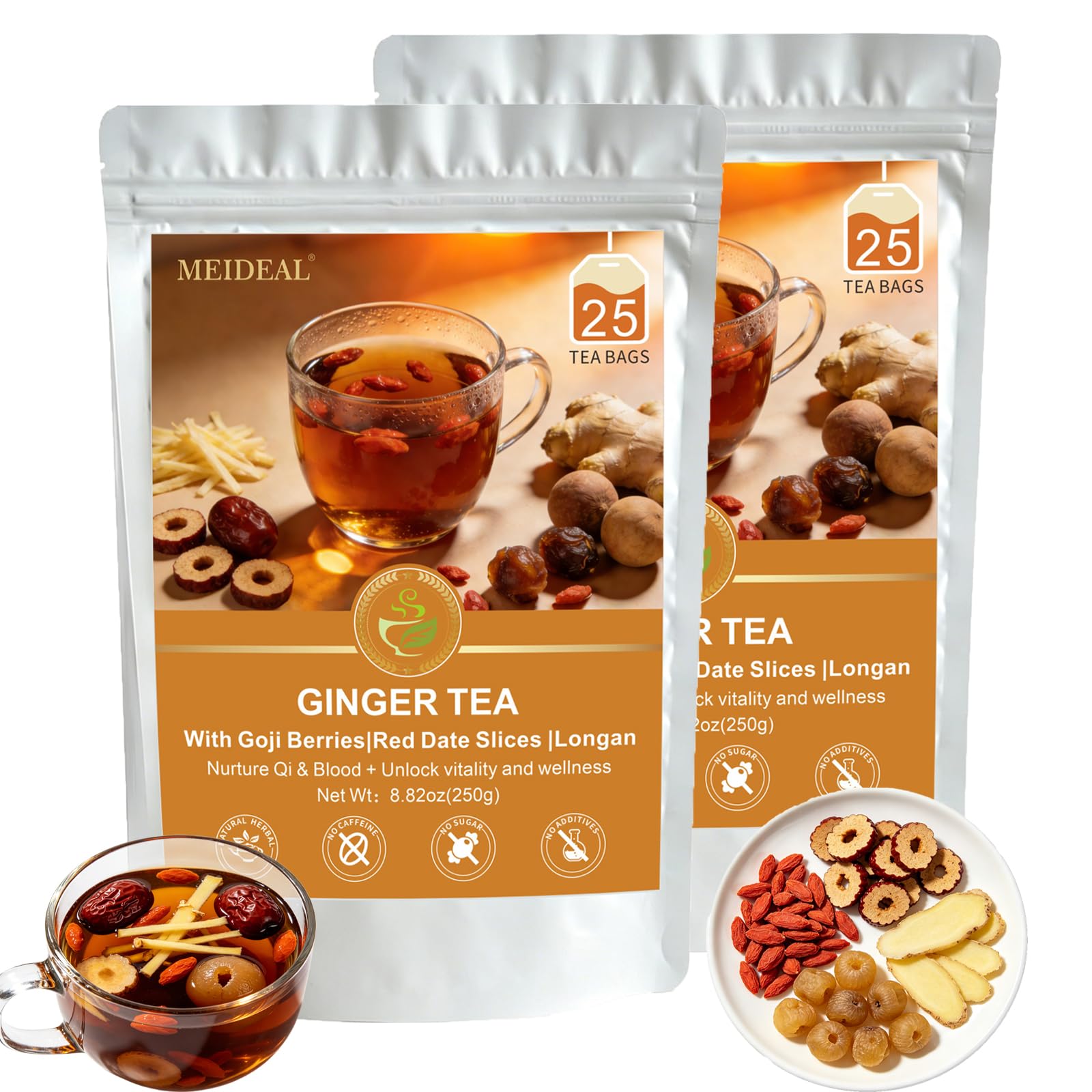 Ginger Goji Berry Tea bags