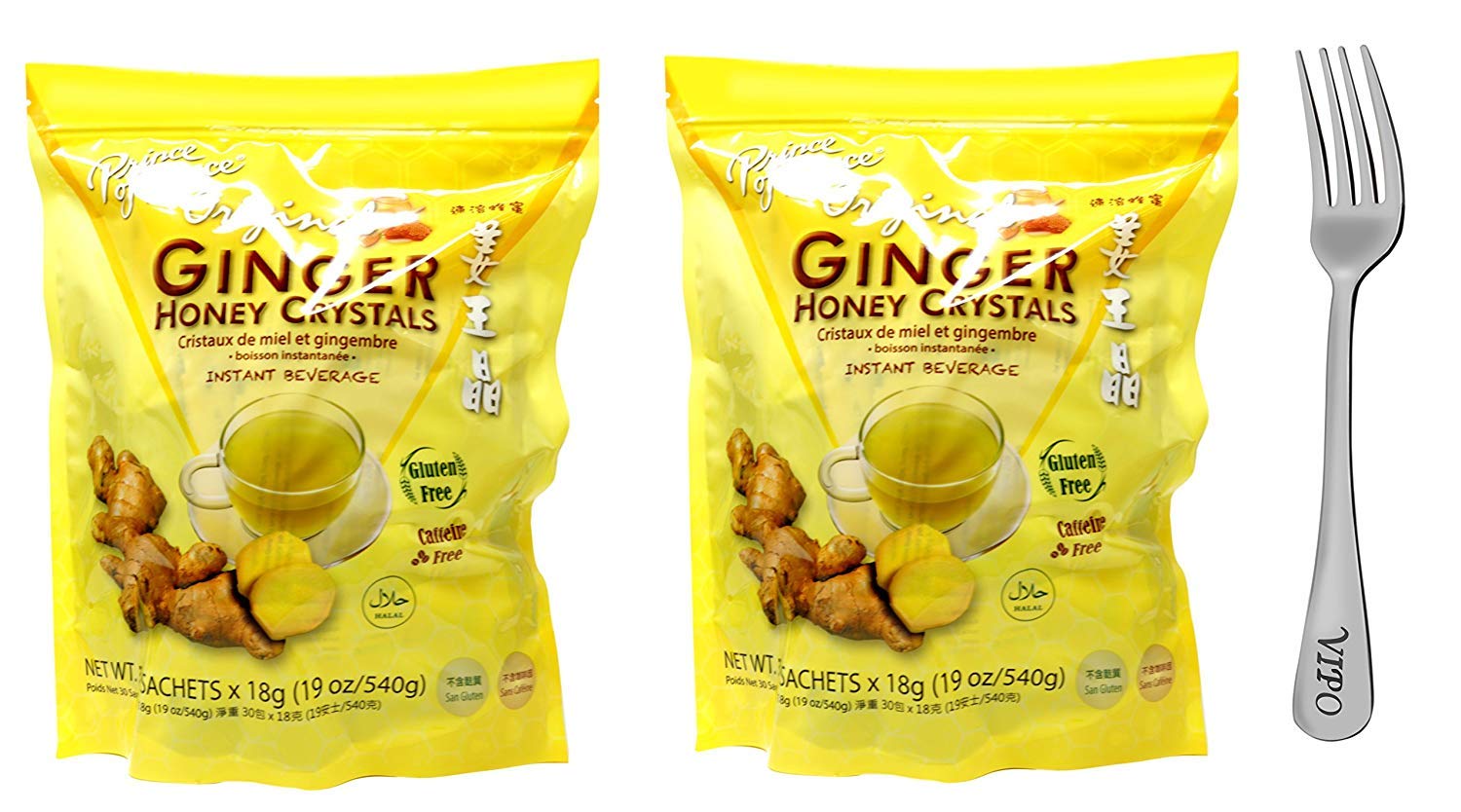 Ginger honey crystals for tea