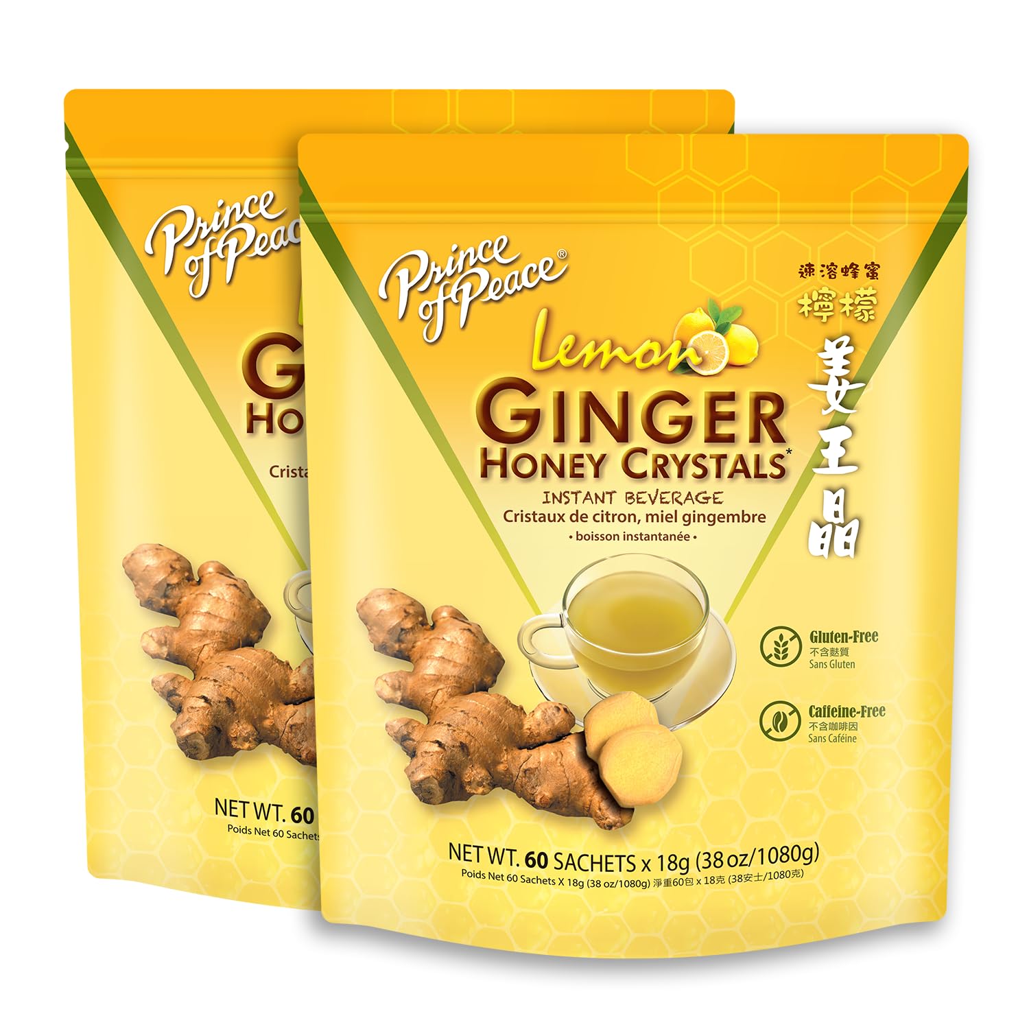 Ginger honey crystals herbal tea