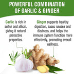 Ginger infused garlic for immune support