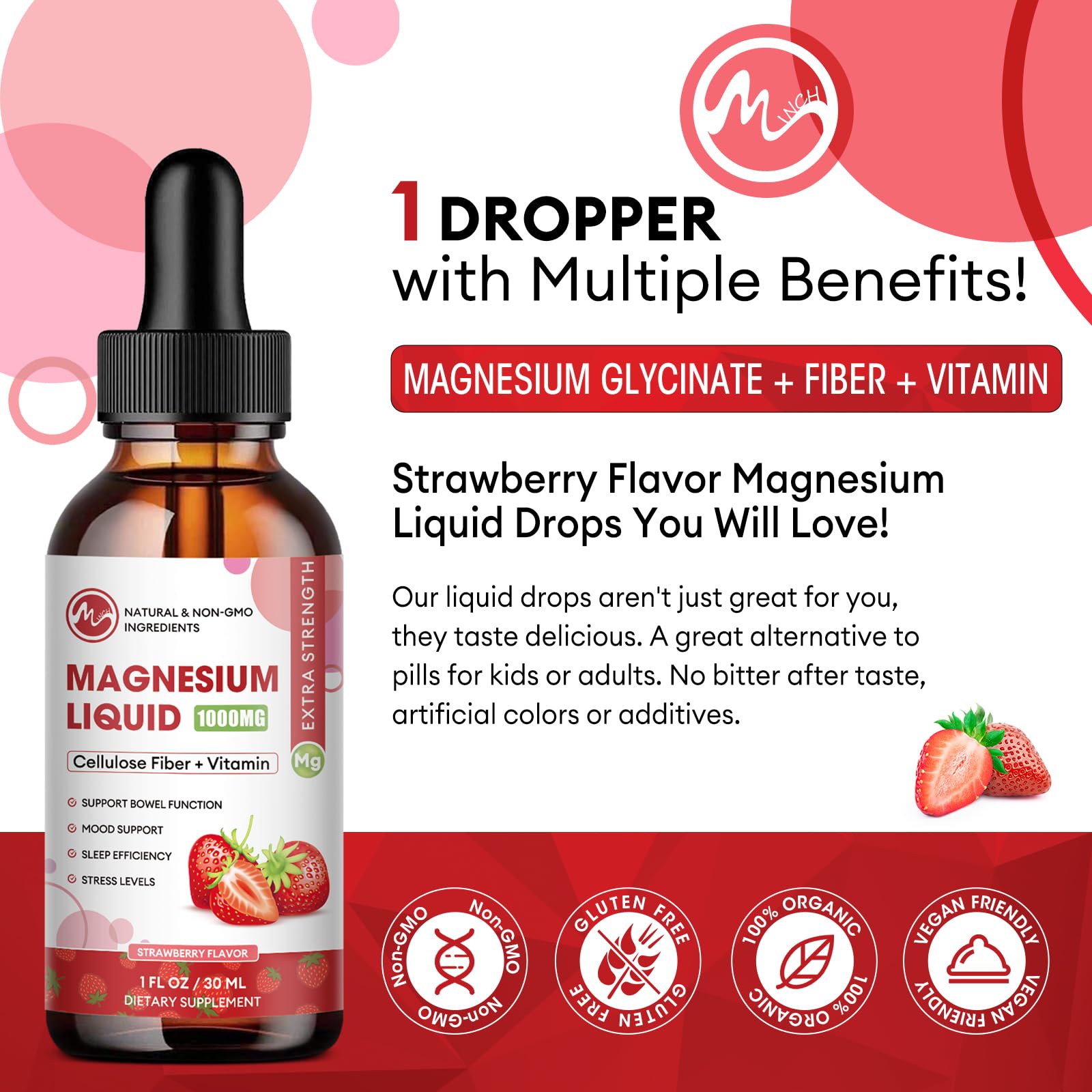 ginger infused magnesium glycinate liquid