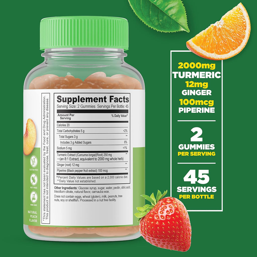 ginger infused turmeric supplement benefits